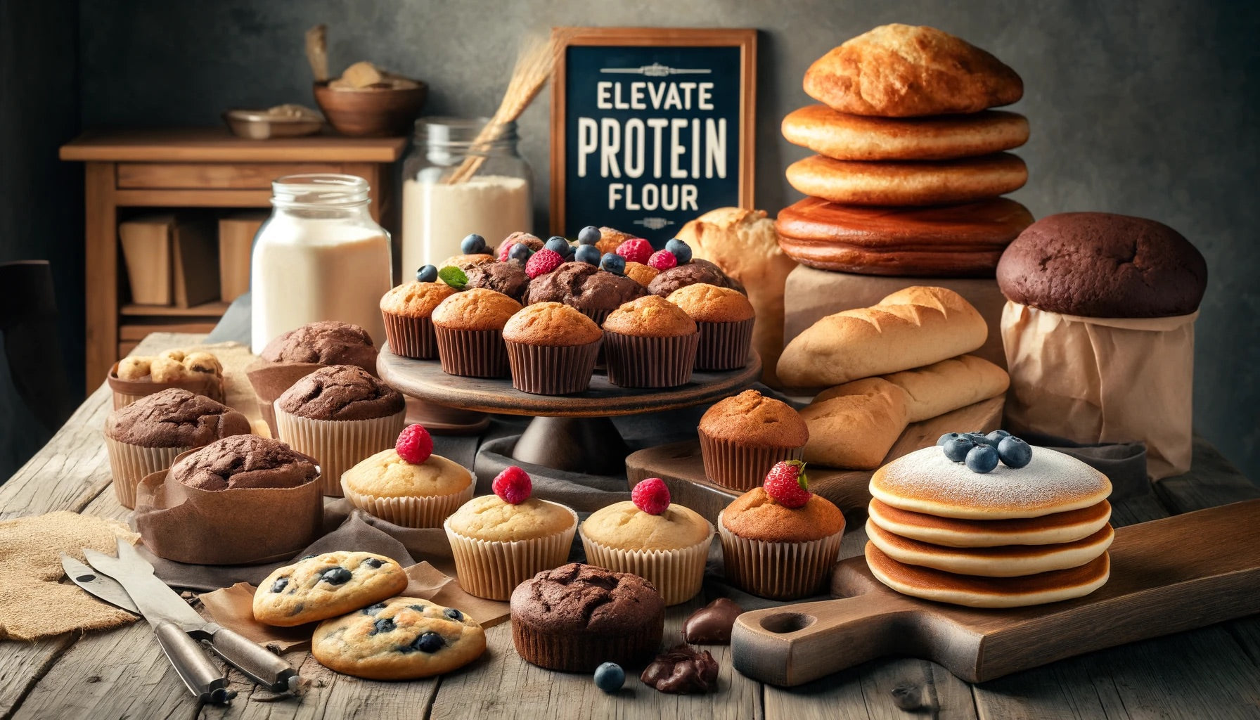 Elevate Protein Baking Flour - High Protein, Low Calorie, 0 Net Carbs ...